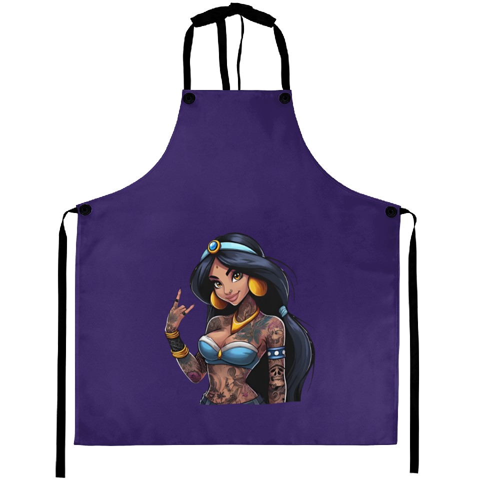 Jasmine Aprons, Disney Princess, Disney Aprons, Rock Punk Tattoo ...