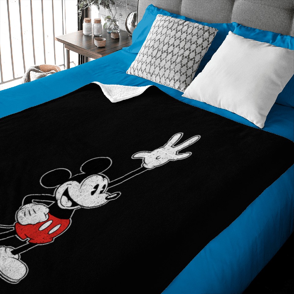 Disney Vintage Mickey Mouse Hey There Baby Blankets | ID 22680473 by ...