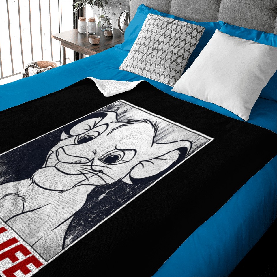 Disney Lion King Simba Cub Life Streetwear Poster Baby Blankets | ID ...