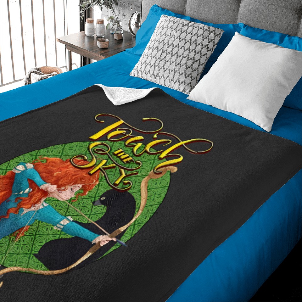 Disney Princess Brave Merida Touch the Sky Retro Baby Blankets | ID ...