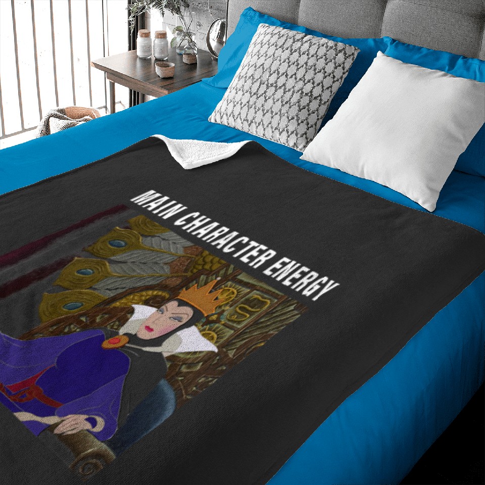 Disney Villains The Evil Queen Main Character Energy Baby Blankets | ID ...