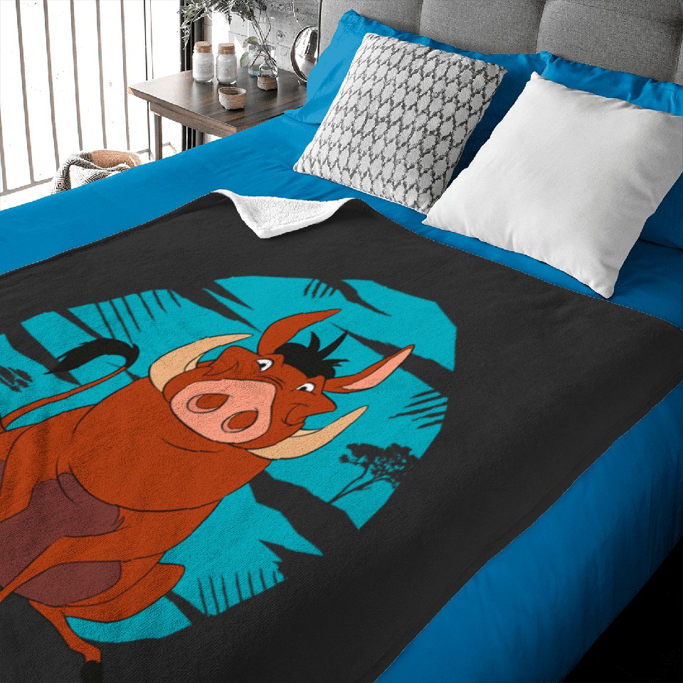 Disney The Lion King Happy Pumbaa Baby Blankets | ID 21417907 by Fish ...