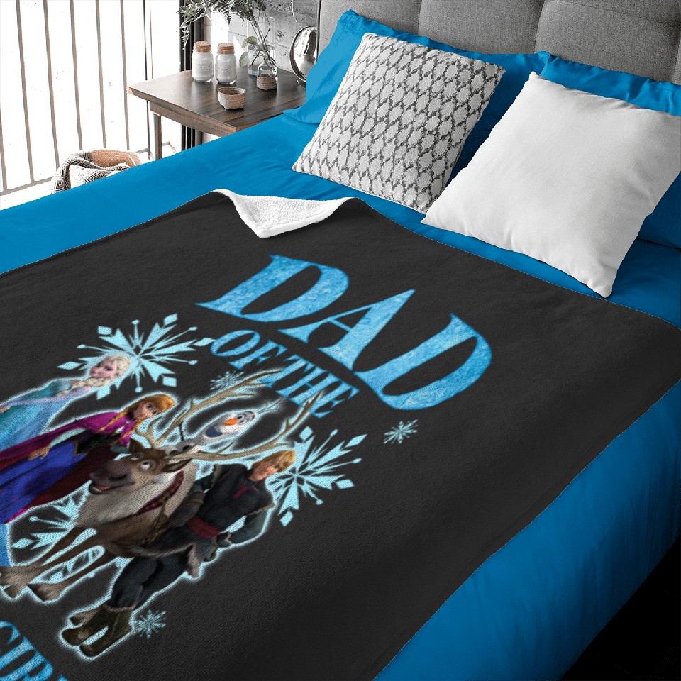 Disney Frozen Dad Of The Birthday Girl Group Shot Chest Logo Baby ...