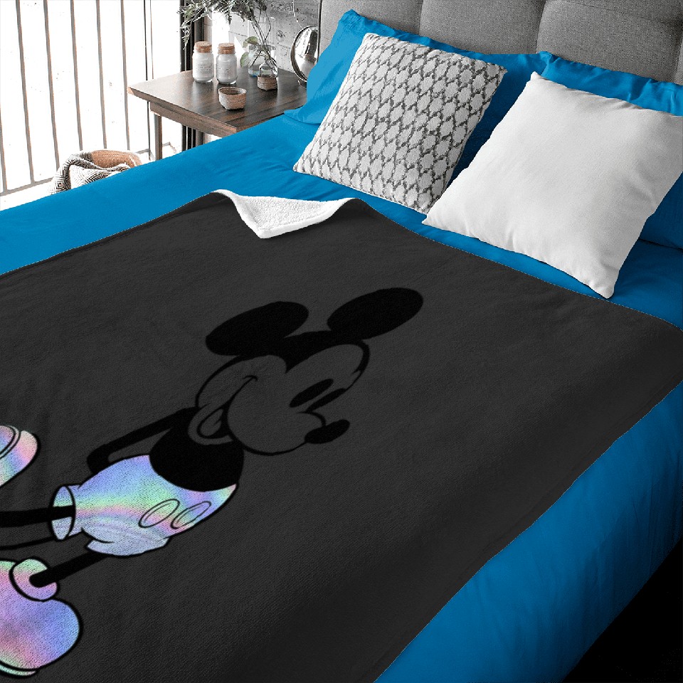 Disney Mickey Holographic Mickey Mouse Baby Blankets | ID 22107117 by ...