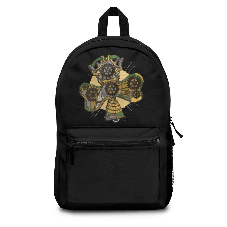 Steampunk shamrock clover leaf irish steampunk Backpacks | ID 47341949 ...