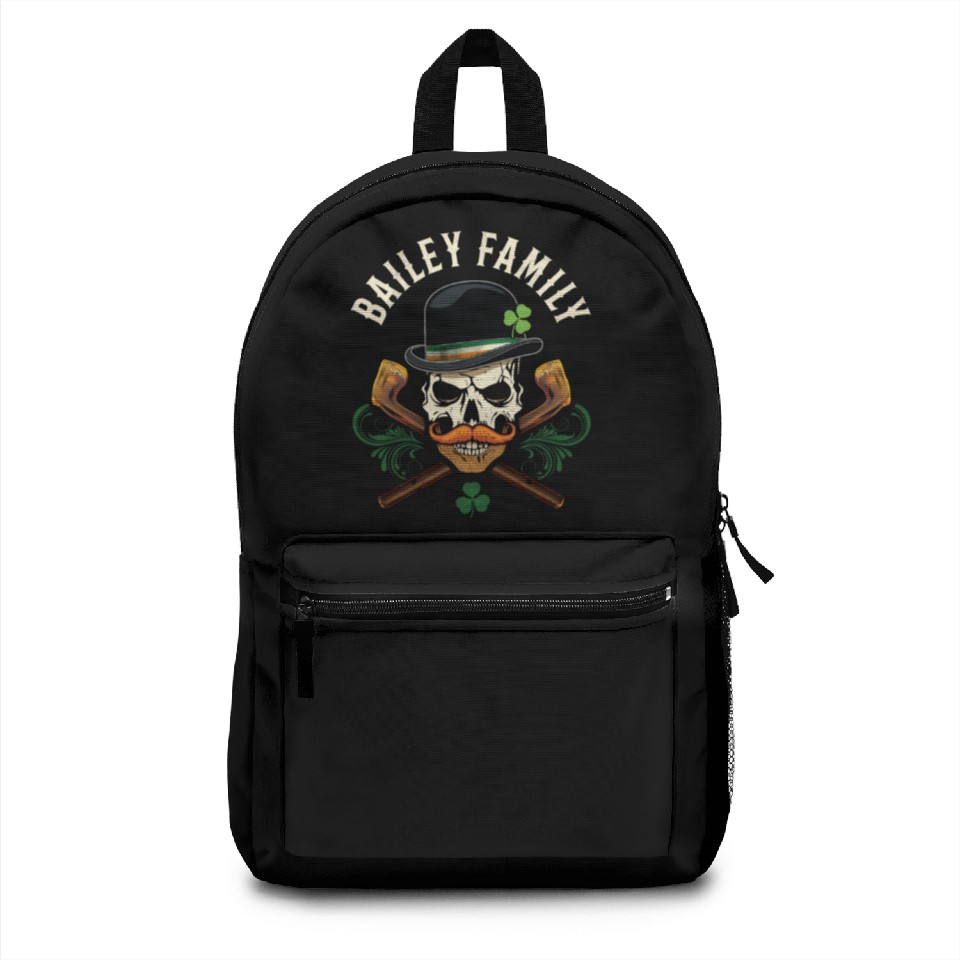 Bailey Family Irish Skull with Shillelagh and Backpacks | ID 43307767 ...