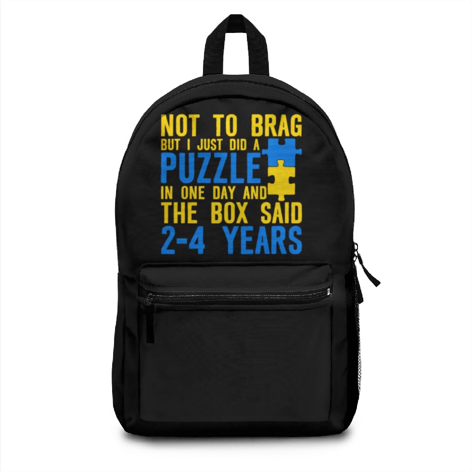 Just Did A Puzzle In One Day 2 Backpacks | ID 78870045 by Camila ...