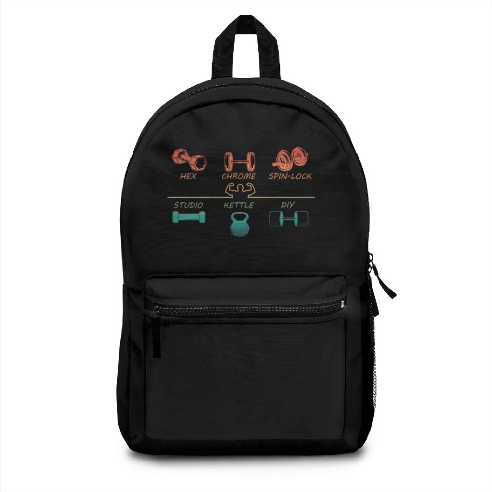Dumbbell Weights Fitness Gym Workout Training Backpacks | ID 93375077 ...