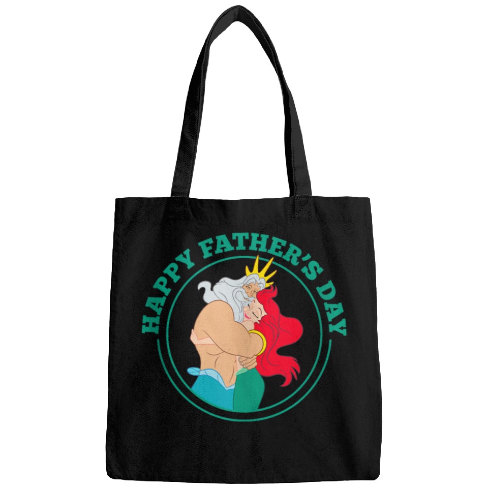 Disney The Little Mermaid Ariel And King Triton Father's Day Bags | ID ...
