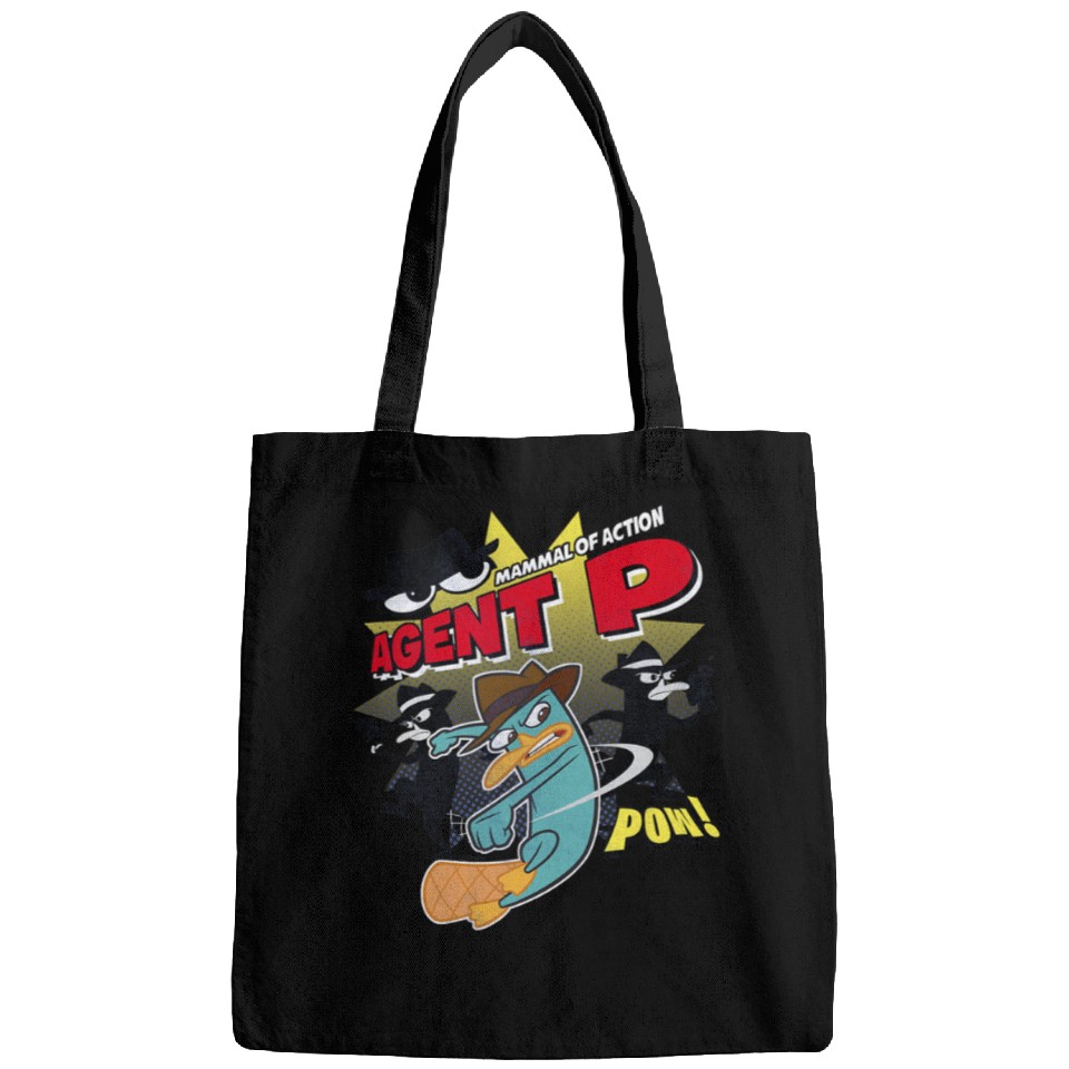 Disney Phineas And Ferb Agent P Mammal Of Action Retro Bags | ID ...