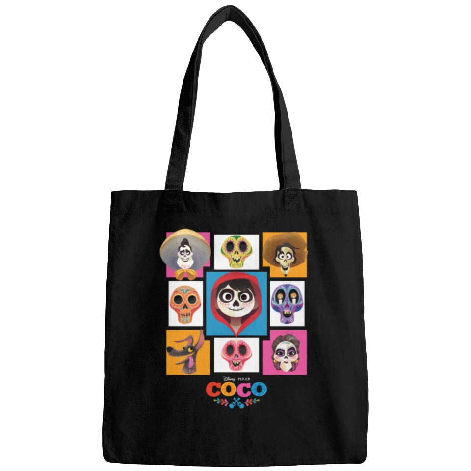 Disney Pixars Coco Main Characters Group Shot Chest Panels Bags | ID ...