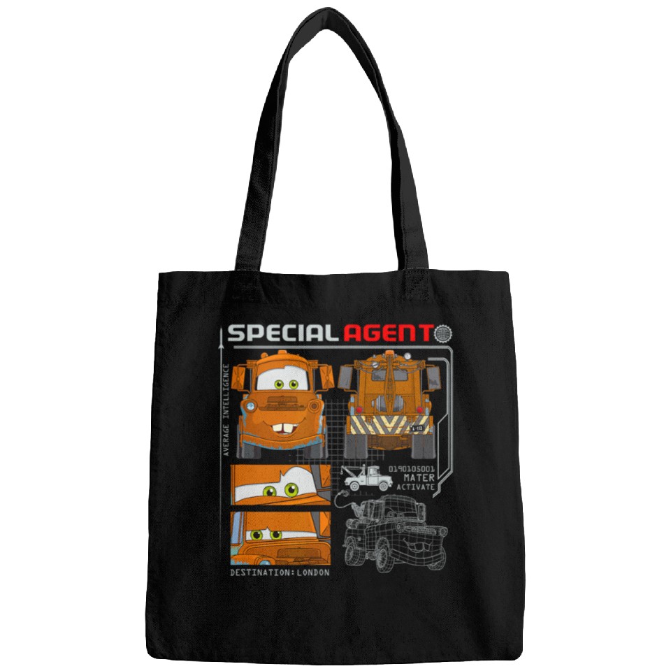 Disney Pixar Cars 2 Special Agent Tow Mater Specs Poster Bags | ID ...