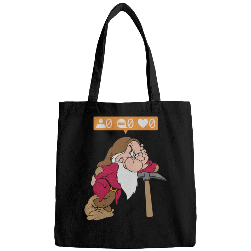 Disney Snow White The Seven Dwarfs Grumpy Doesn'T Like Bags | ID ...