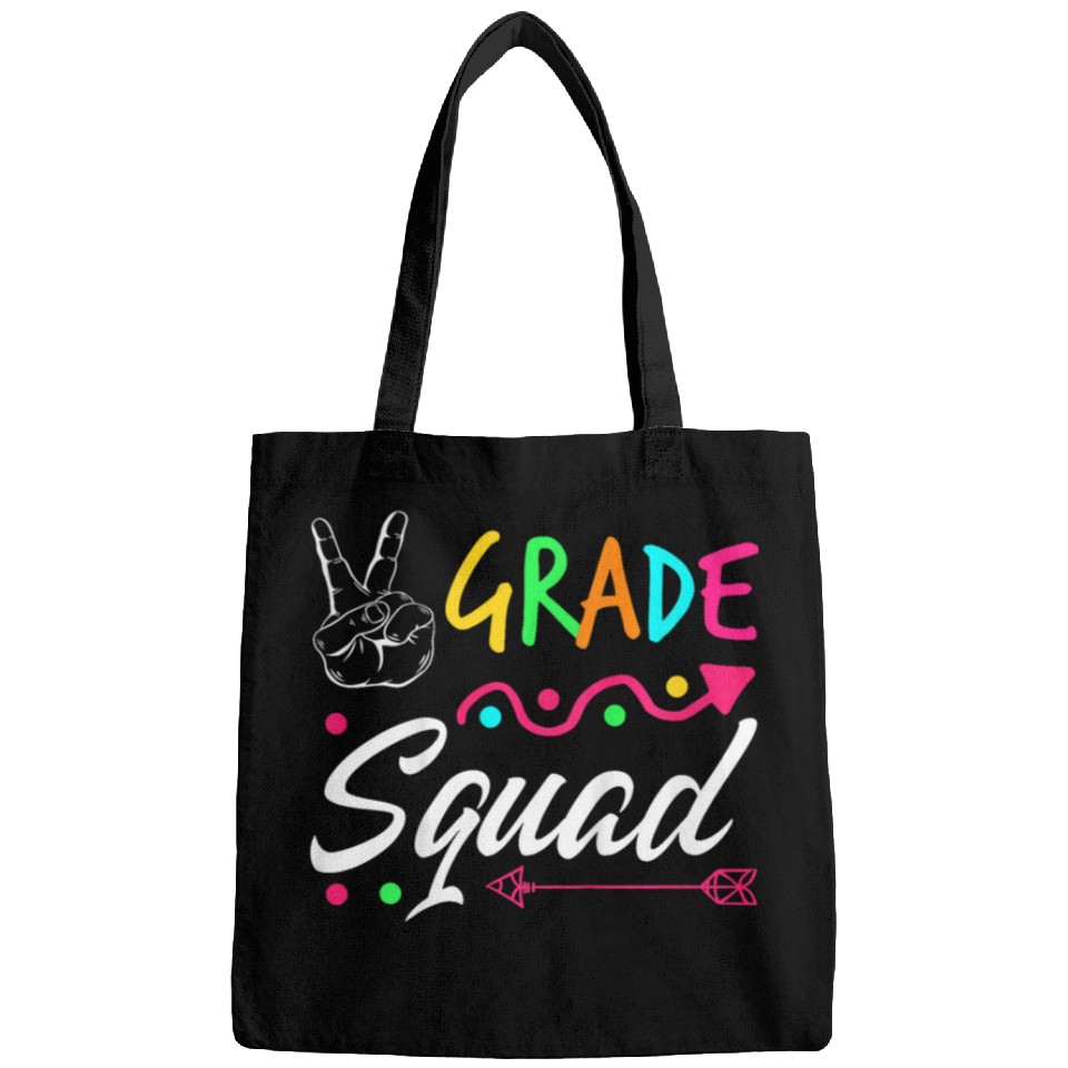 Kids 2nd Grade Squad Teacher Team Back To School Student Bags | ID ...