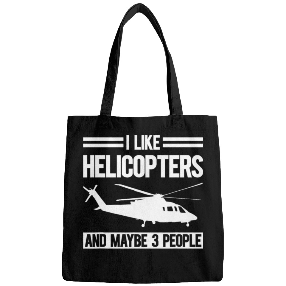 Helicopter Pilot I Like Helicopters Flying Pilots FAA Bags | ID ...