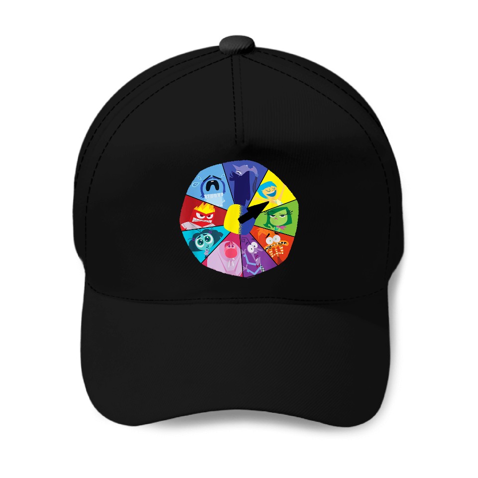 Disneyss And Pixarss Inside Out 2 Emotions Wheel Mood Clock Baseball ...