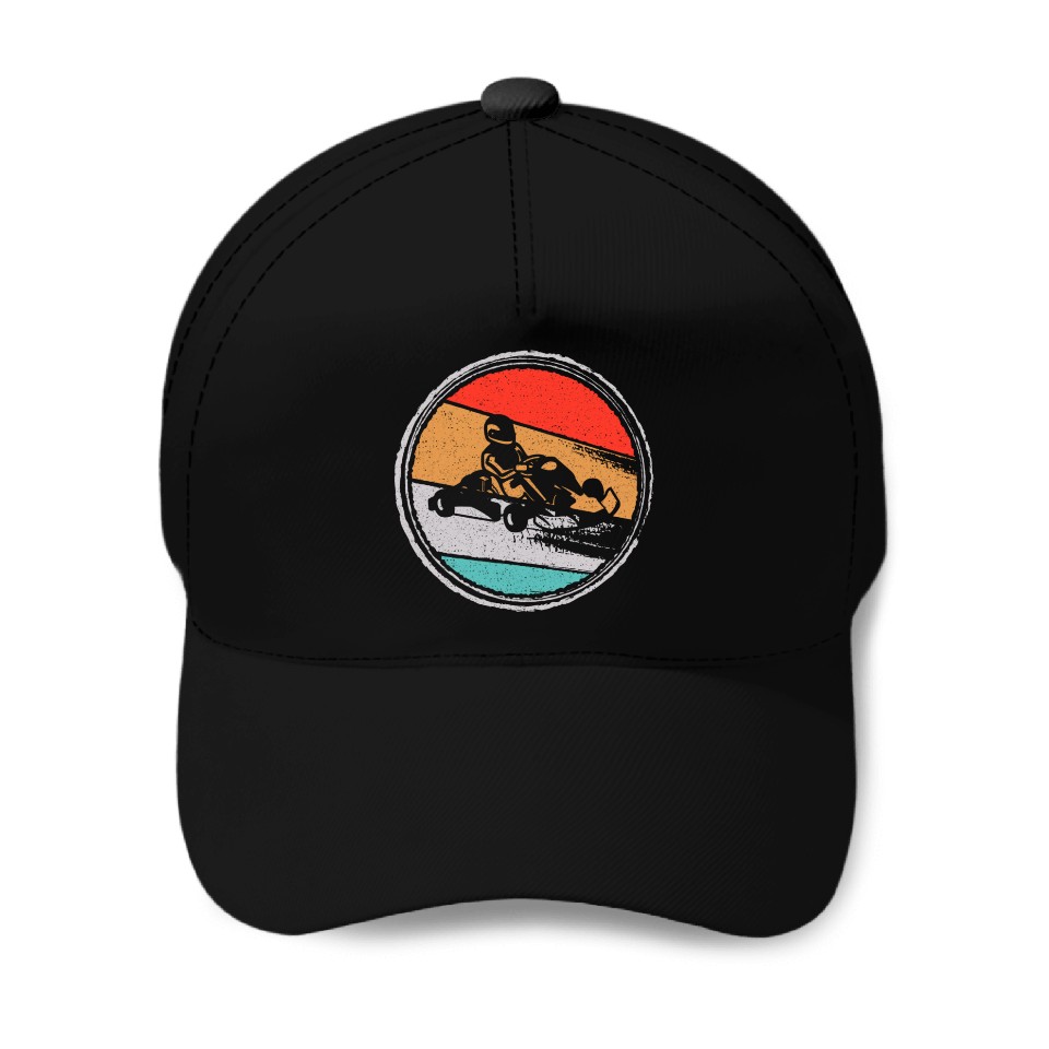 Kart Racing Vintage go karts motorsport go-kart Baseball Caps | ID ...