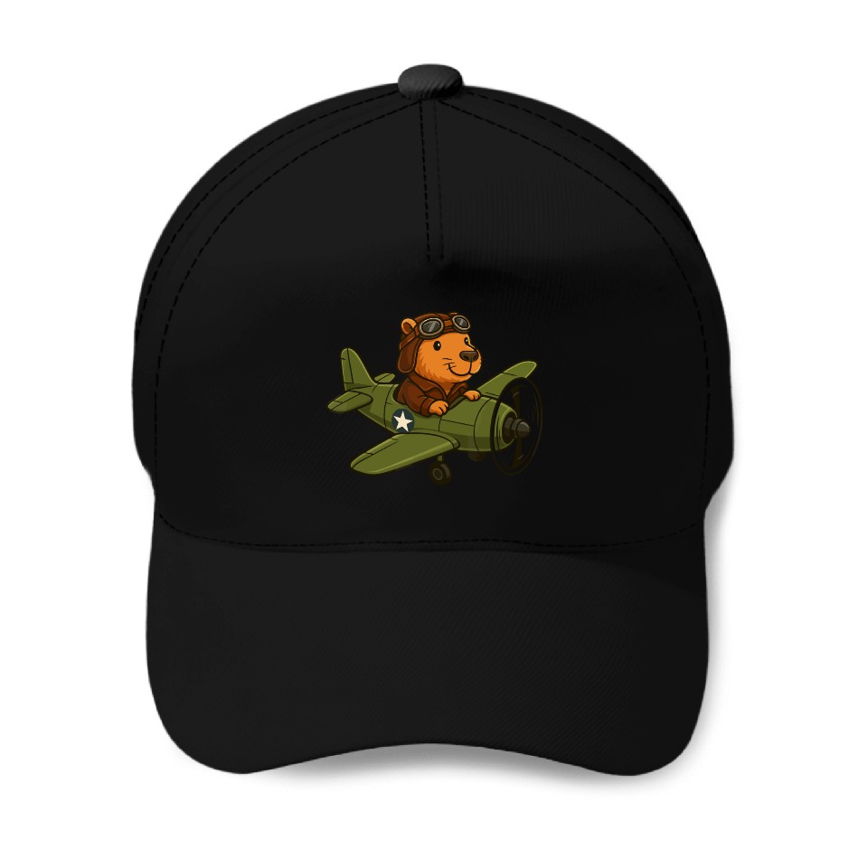 Flying Beaver Pilot in Plane Baseball Caps | ID 85713446 by Camila ...