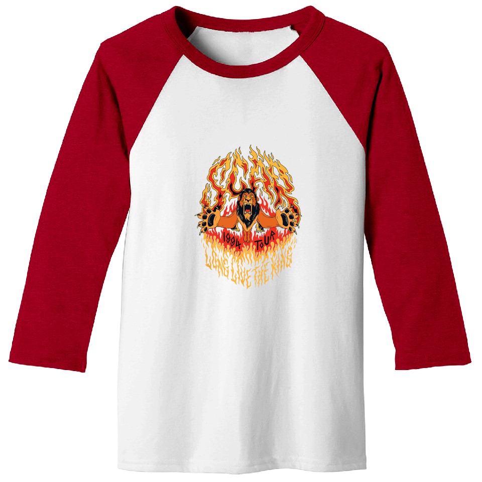Men's White/Red XL Disney Villains Scar Long Live the King 1994 Tour ...