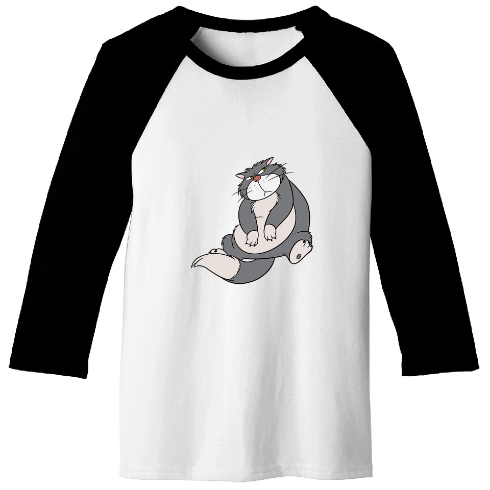 Disney Villains Annoyed Cute Lucifer Big Chest Portrait Baseball Tees ...