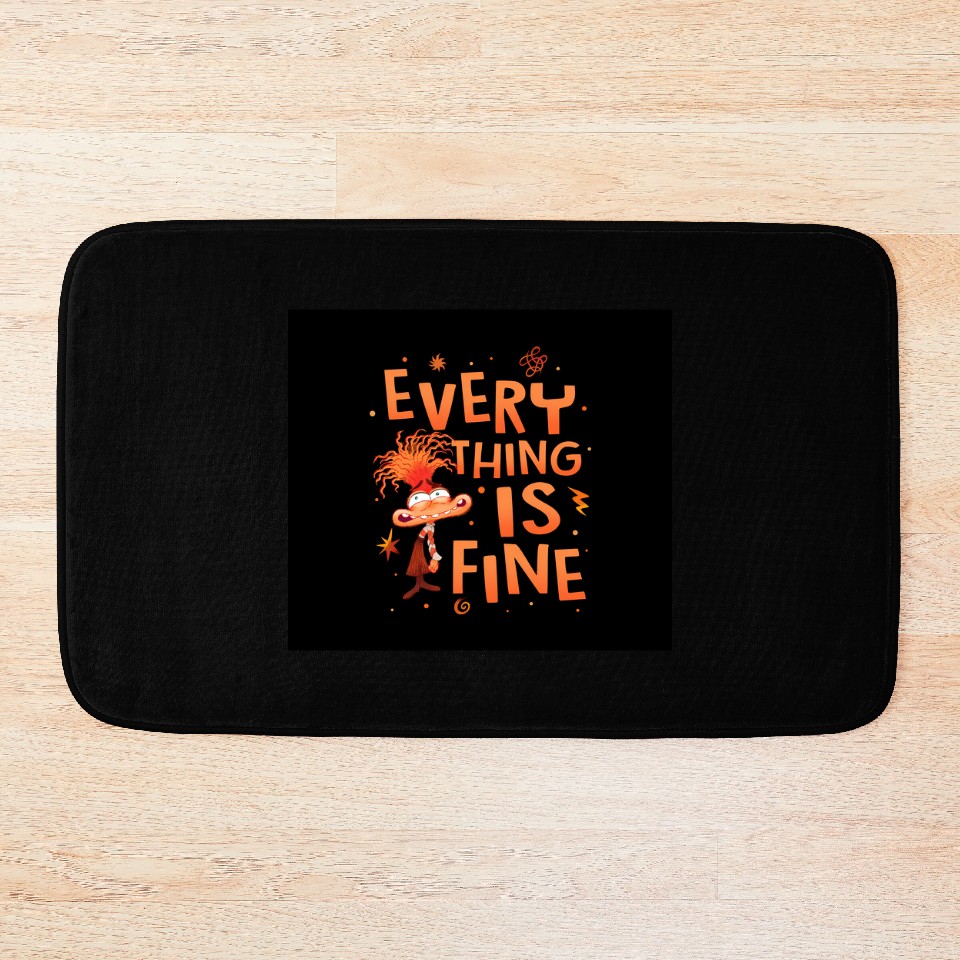 Inside Out Anxiety Bath Mats, Disney Inside Out 2 Bath Mats, Anxiety ...