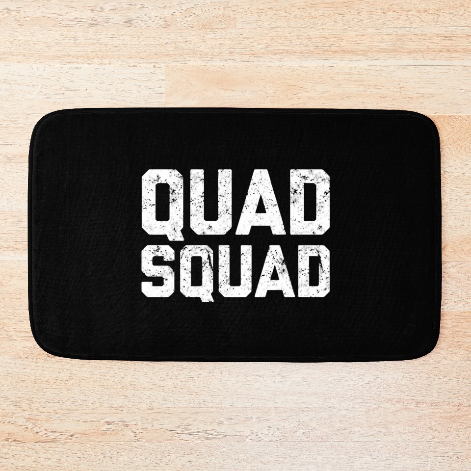 Quad Squad Leg Gym Workout Bath Mats | ID 62311744 by Camila Fernandes ...