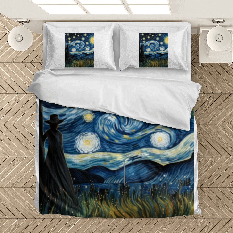 Gardener's Starry Night Bedding Sets Van Gogh Inspired | ID 93949616 by ...