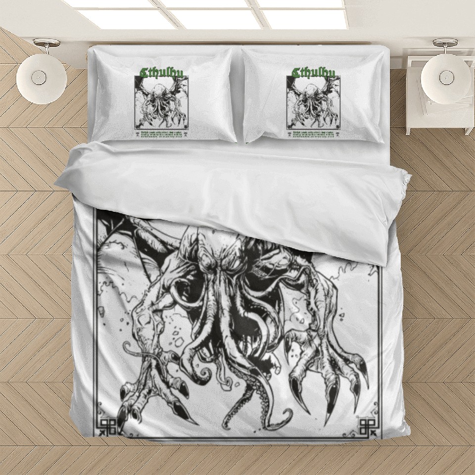 Tarot Card - Cthulhu Cult Lovecraft Necronomicon Bedding Sets | ID ...