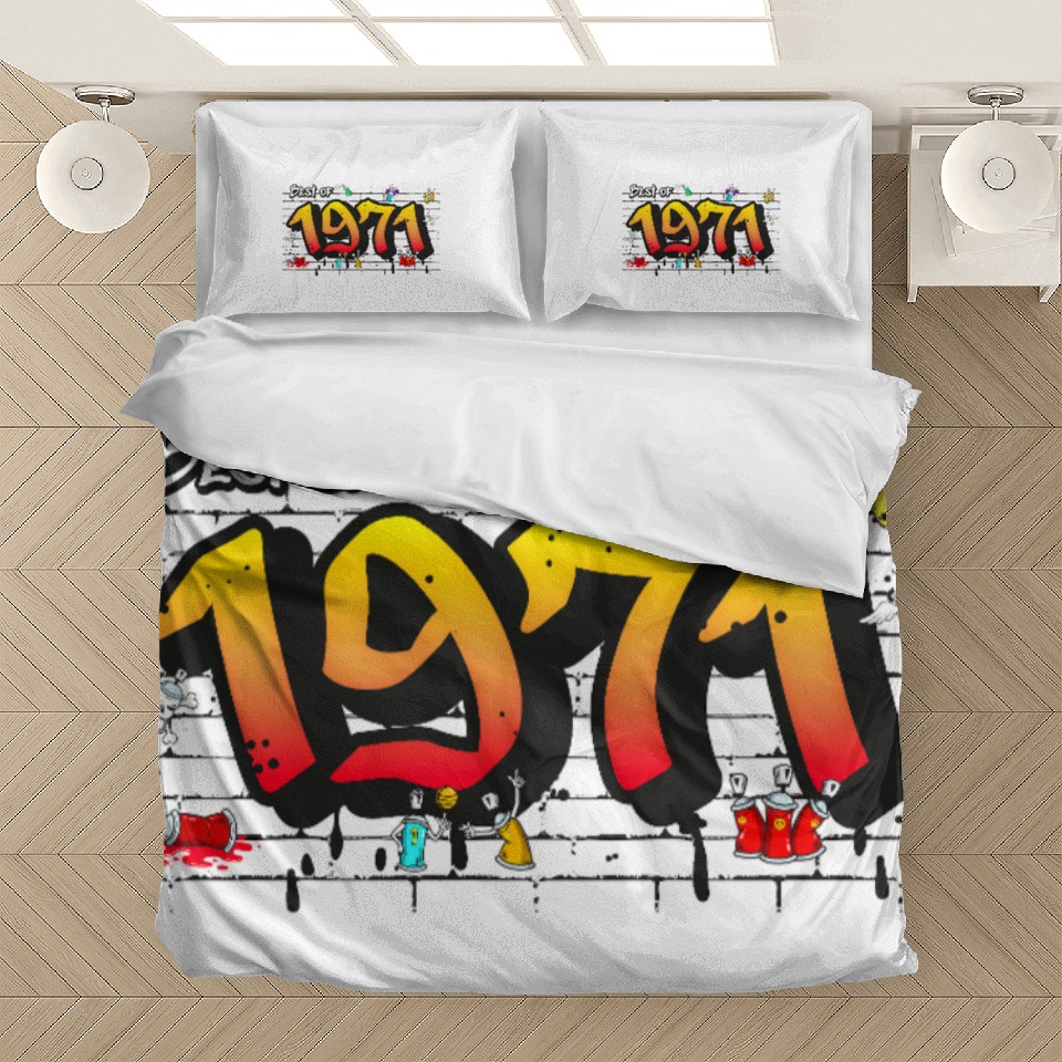 Urban Icon 1971 Graffiti – 54 Years of Timeless Bedding Sets | ID ...