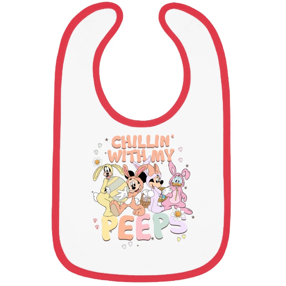 Disney Easter Bibs, Chilling With The Peeps Disney, Mickey Easter ...