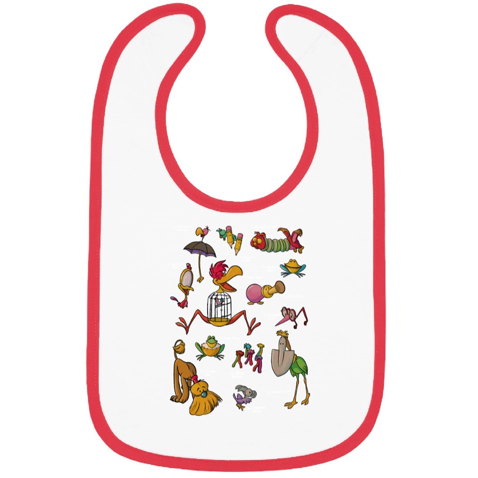 Disney Alice Creatures of The Tulgey Woods Retro Bibs | ID 20668342 by ...