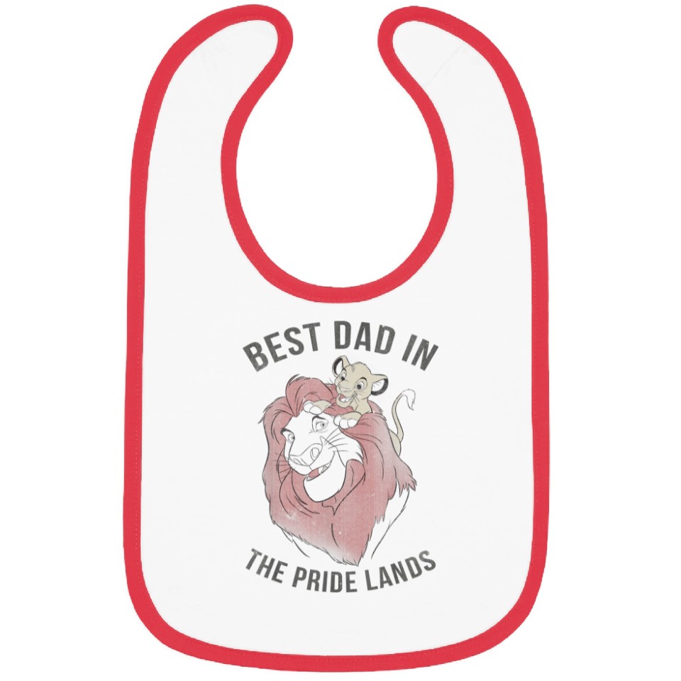 Disney Lion King Simba Mufasa Best Dad Graphic 0 Bibs | ID 20813594 by ...