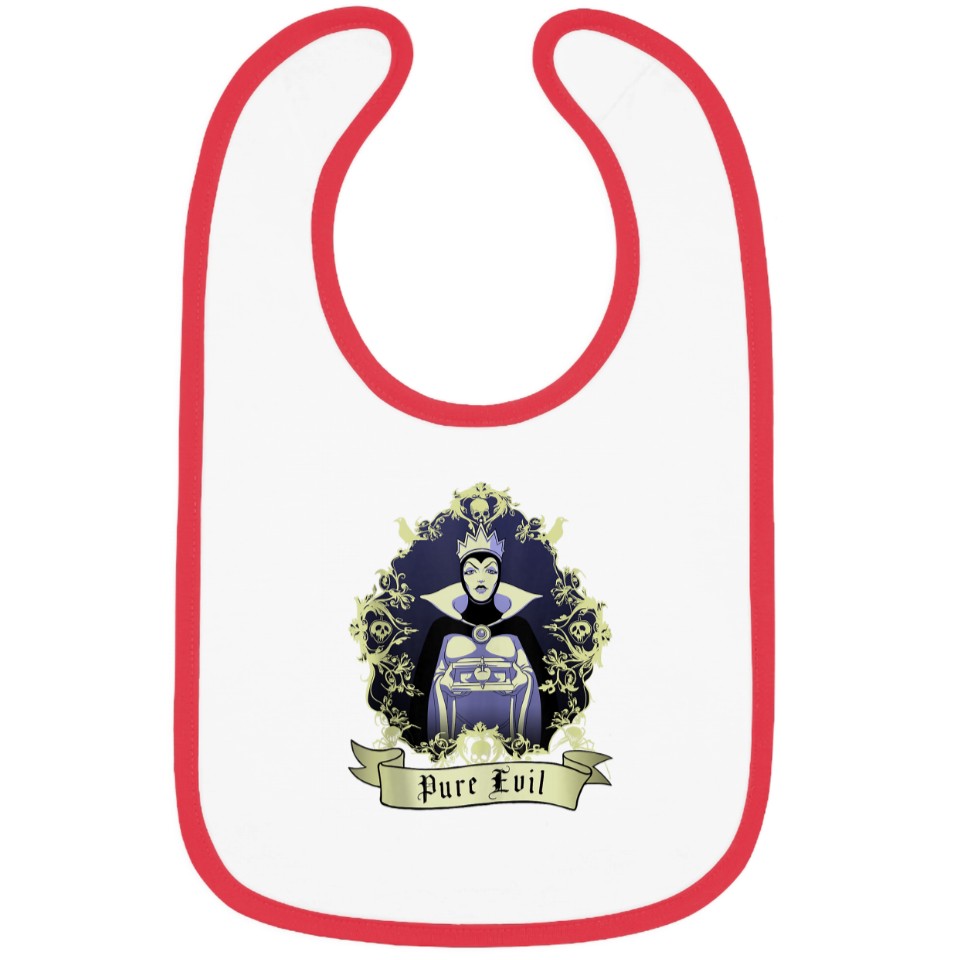 Disney Villains Evil Queen Pure Evil Portrait Bibs | ID 20869211 by ...