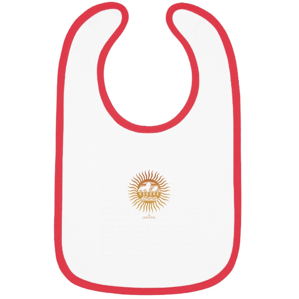 Disney The Lion King Sun Rays Gradient Hakuna Matata 9297 Bibs | ID ...