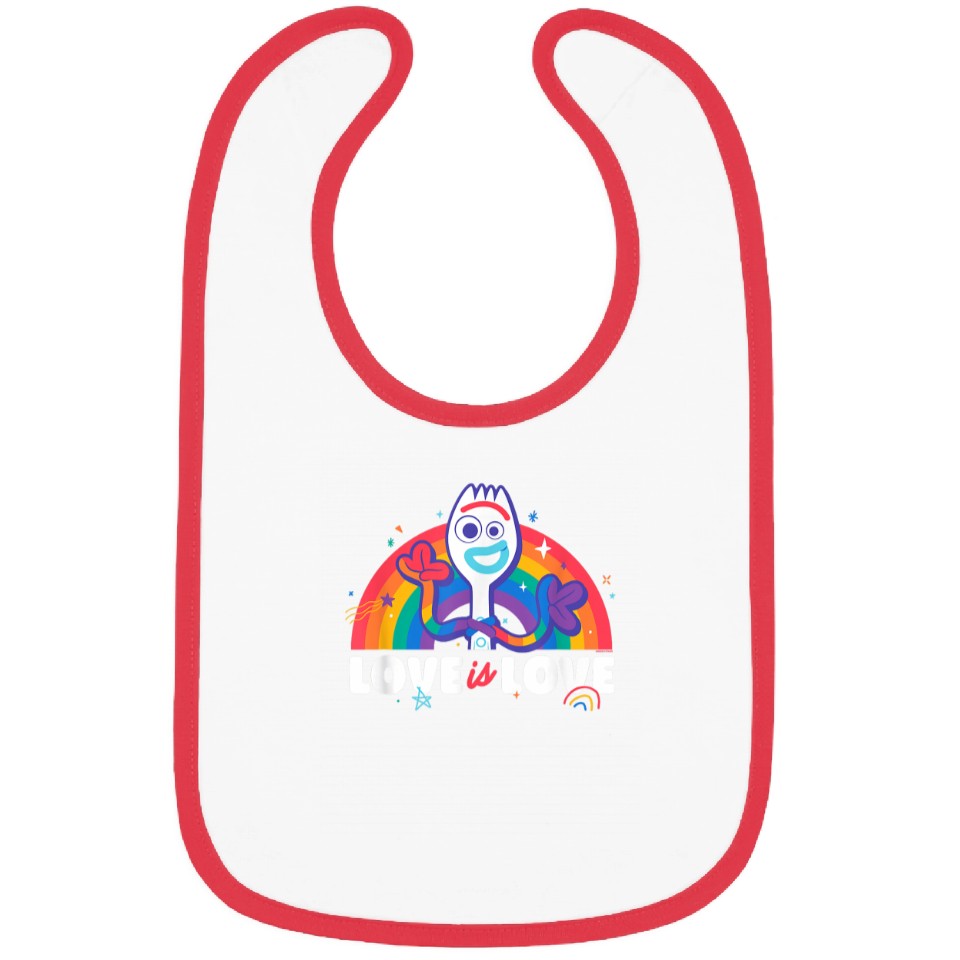 Disney Pixars Toy Story Forky Love for All Rainb Bibs | ID 20957915 by ...