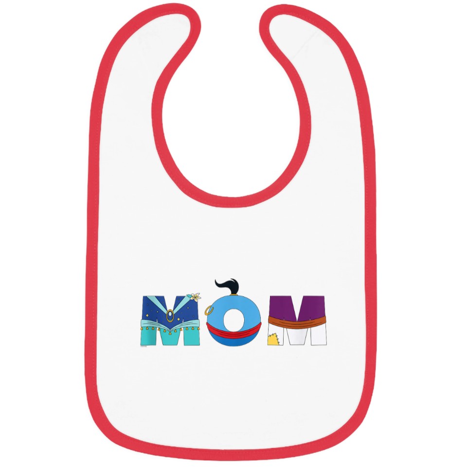 Disney Aladdin Jasmine Genie Mothers Day Birthday Mom Bibs | ID ...