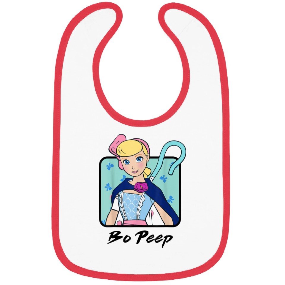 Disneyss Pixars Toy Story 4 Bo Peep Colorful Bust Portrait Bibs | ID ...