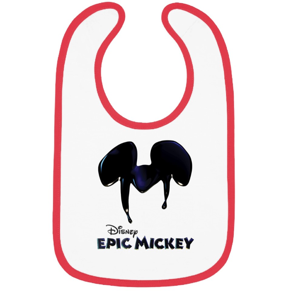 Disney Epic Mickey Dark Paint Drip Logo Bibs | ID 21375636 by ...
