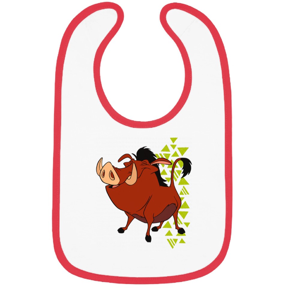 Disney The Lion King Pumbaa Happy 90s Retro Bibs | ID 21398066 by ...