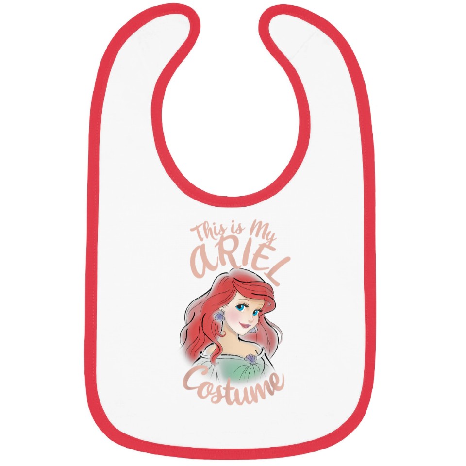 Disneyss The Little Mermaid Ariel This Is My Costume Halloween Bibs ...