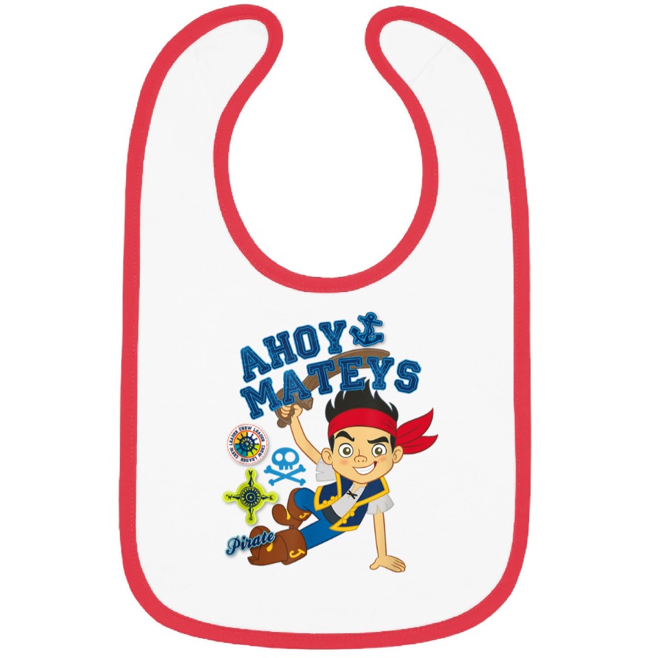 Disneyss Jake And The Never Land Pirates Ahoy Mateys Bibs | ID 21529971 ...