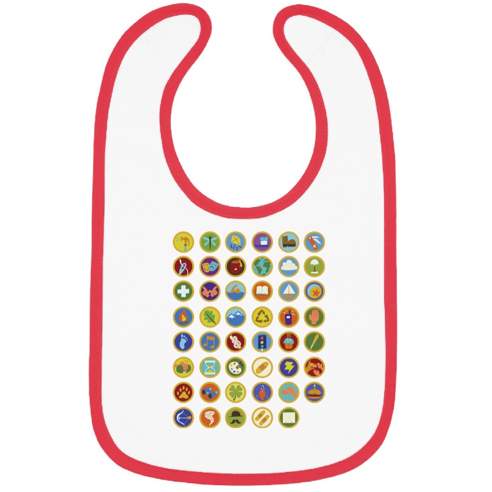 Disney Pixar Up Wilderness Explorer Badges Collage Bibs | ID 21765687 ...