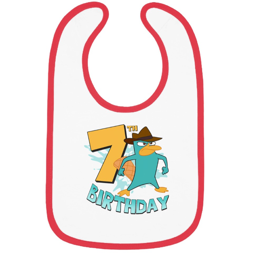 Disney Phineas and Ferb 7th Birthday Perry The Platypus Bibs | ID ...