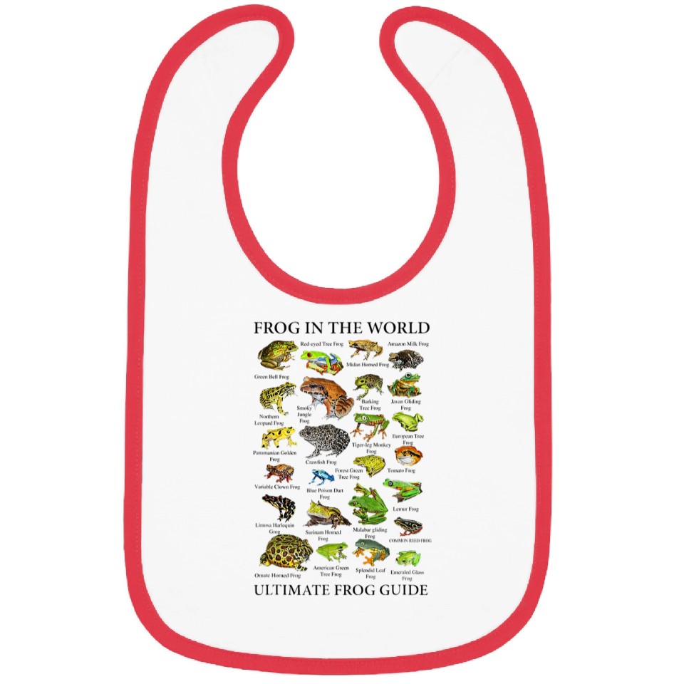 Frog Pet In The World Ultimate Frog Guide Funny Frog Lover Bibs | ID ...