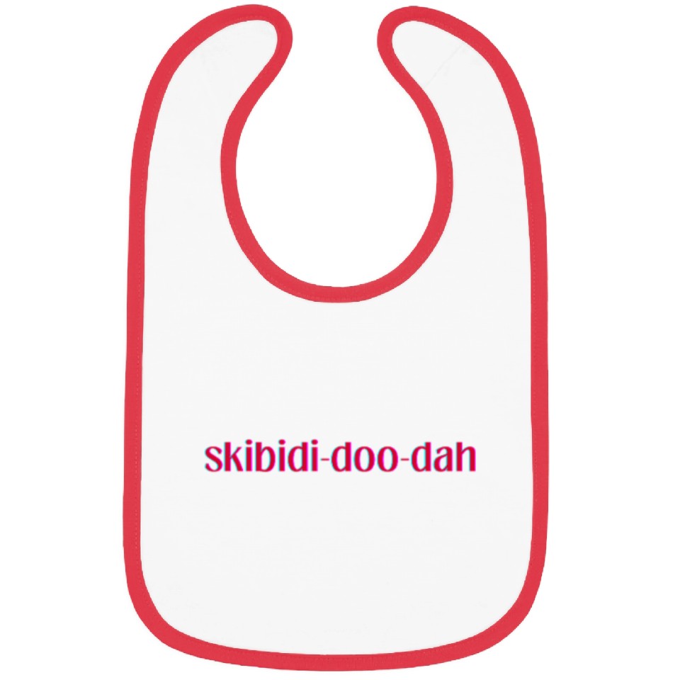 Skibidi-Doo-Dah Funny Meme Quote Bibs | ID 105135176 by Camila ...