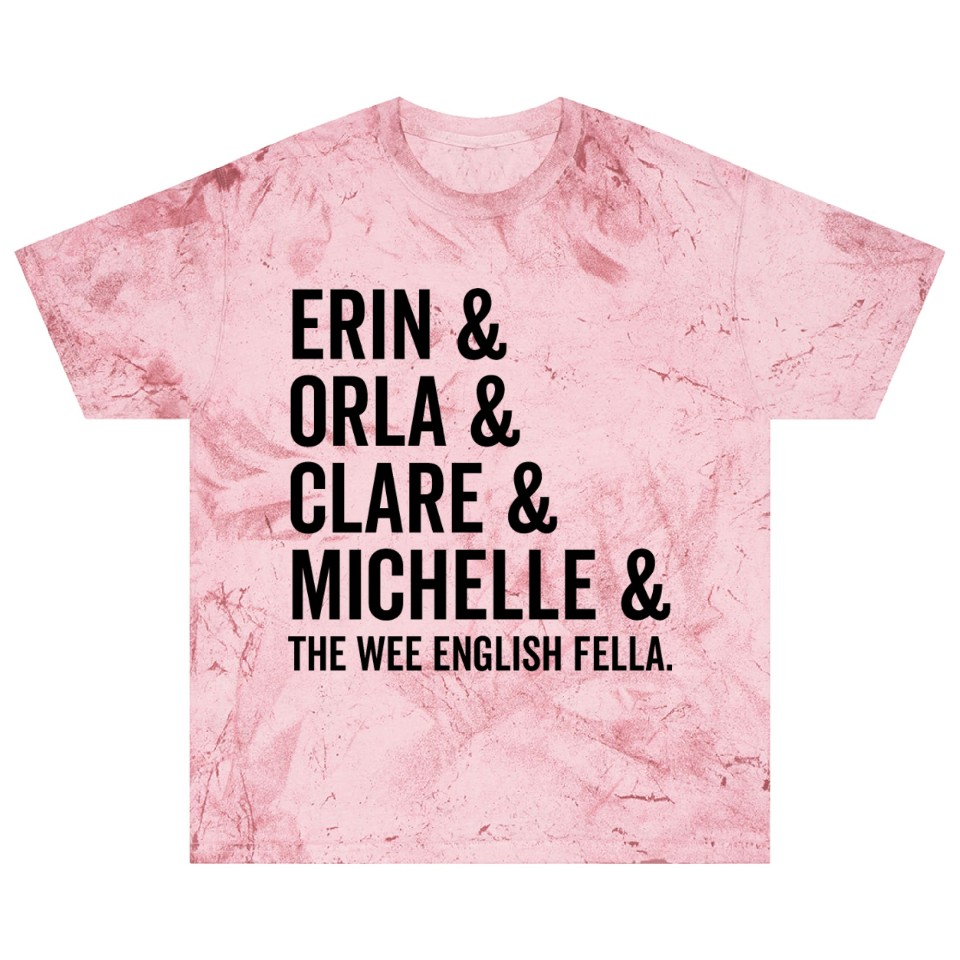 Erin Orla Clare Michelle The Wee English Fella Blast T Shirts | ID ...