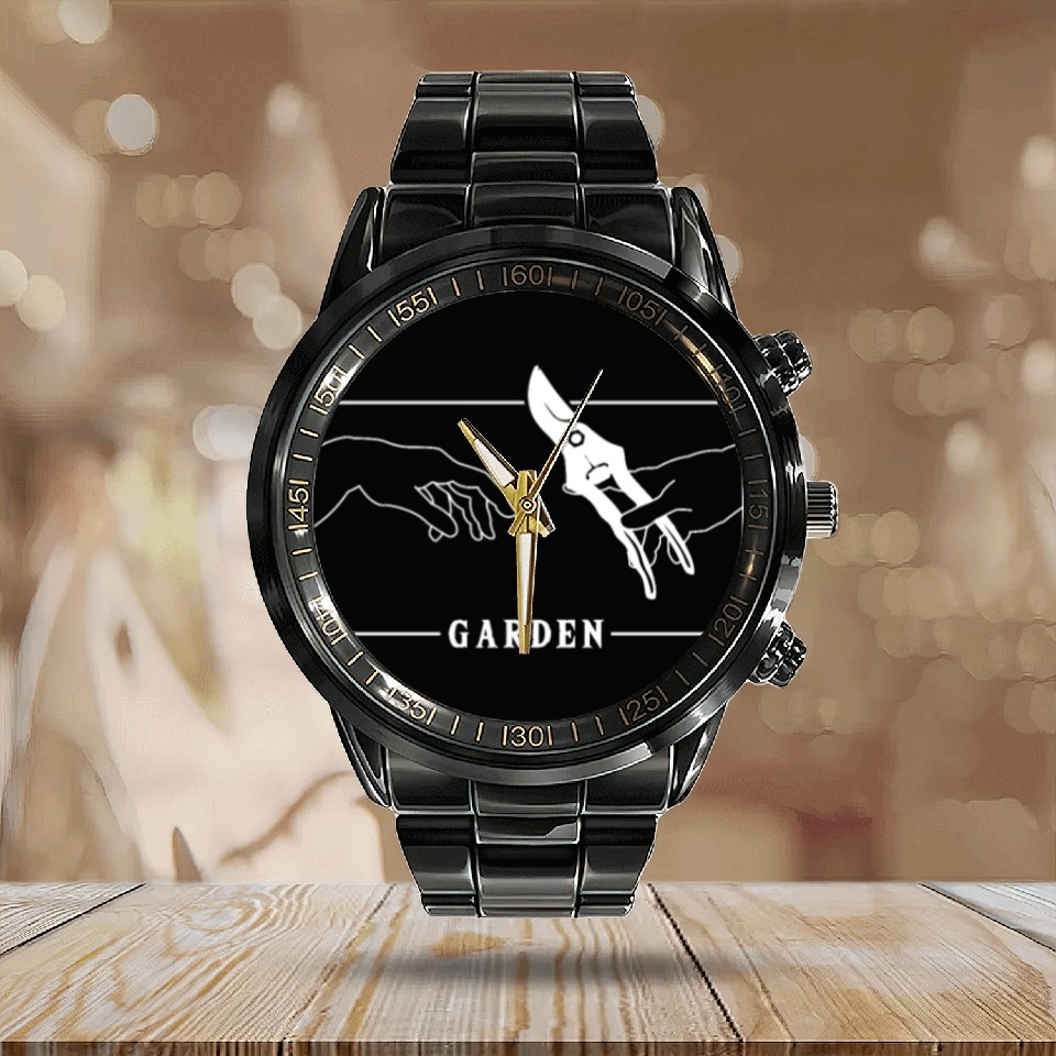 Michelangelo Creation of Adam Garden Ideas Calendar Steel Band Watch ...