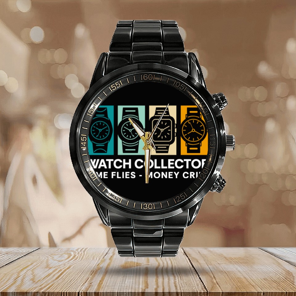Watch Collector Watchmaker Chronometer Clockwork Calendar Steel Band ...
