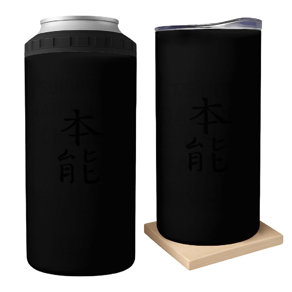 Japan KANJI Caliphraphy Japan Symbol Instinct Can Coolers | ID 46695477 ...