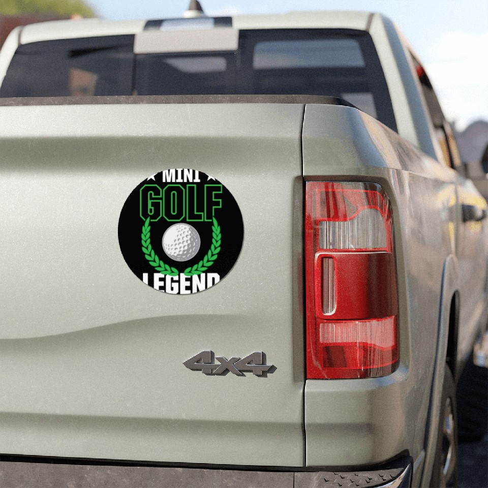 Funny Goofy Mini Golf Quotes Putt Putt Legend Car Magnets | ID 60151444 ...